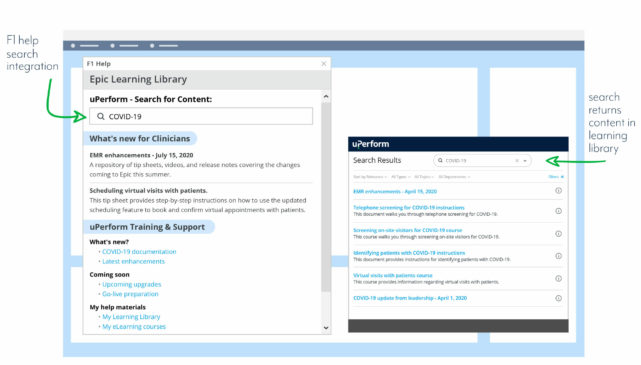 Epic EHR Training with uPerform